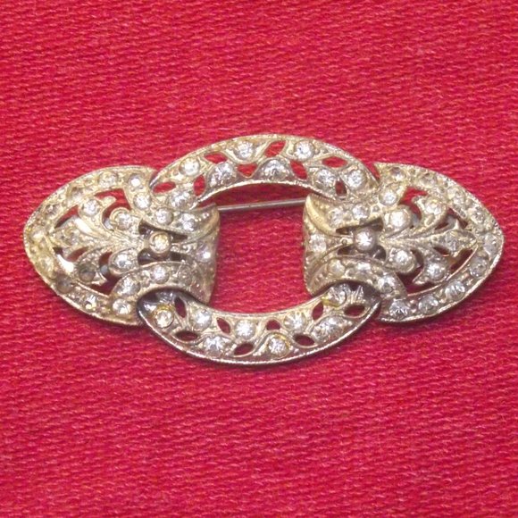 Vintage | Jewelry | Beautiful Vintage Rhinestone Pin | Poshmark